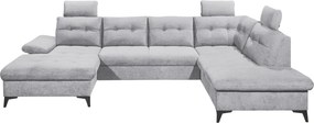 XXXLutz SEDACÍ SOUPRAVA, textil, světle šedá MID.YOU - Sedací soupravy - 002220053703