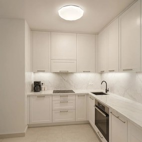 Stropní LED svítidlo Hex, 1x LED 72w, 3000-6000k, (fi 50 cm), w, s ovladačem