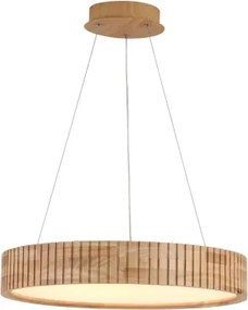 Brilagi - LED Lustr na lanku FALCON WOOD MODERN LED/30W/230V pr. 45 cm dřevo