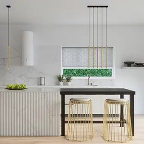 Závěsná lampa SOLLUX PASTELO 3L leštěné zlato G9 3x8W bez žárovky SL.1196