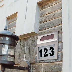 Zaparkorun Solární světlo s číslem domu