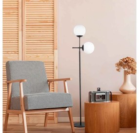 Designová stojanová lampa Parisa 174 cm černá