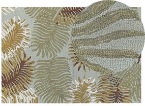 Vlněný koberec 140 x 200 cm vícebarevný VIZE Beliani