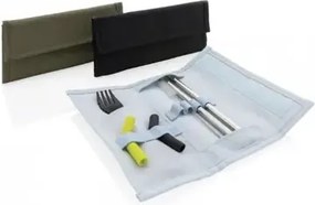 XD Design Set příborů a slámek Tierra / 2ks / světle modrá