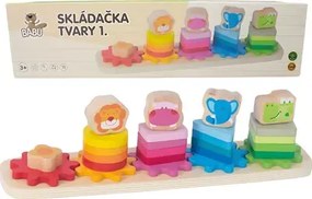 BABU Vkládačka Zvířátka / Dřevo / od 3 let