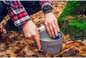 NEO TOOLS 63-146 šedá / Sada nádobí 7v1 Turistická / hliník / hrnec |
