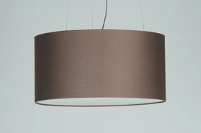 Závěsné designové hnědé svítidlo do ložnice Baja Brown Taupe