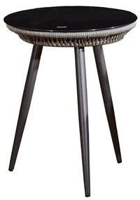 Zahradní stolek BREVE 51 cm černo-šedý