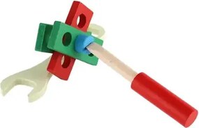 TEDDIES Nářadí v dřevěném kufříku / Dětské nářadí / dřevo / od 3 let