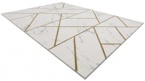 Dywany Łuszczów Kusový koberec Emerald geometric 1012 cream and gold Rozměry koberců: 160x220