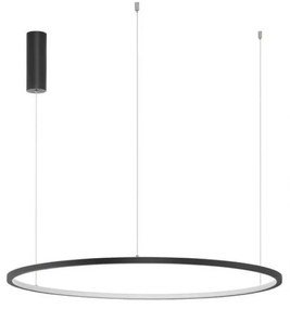 Minimalistický LED lustr Nova Luce Tarquin - černá, 800 mm, 46 W LED, 1708 lm