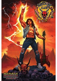 Postershop Plakát - Stranger Things 4 (Hellfire Club Rock God)