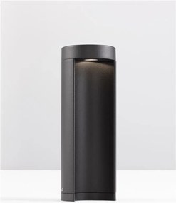 NV 9002878 Venkovní sloupkové svítidlo TIEN černý hliník a čiré sklo LED 8.5W 3000K 200-240V 55st. IP54 - NOVA LUCE