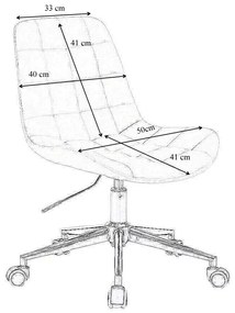 LuxuryForm DESIGN Židle PARIS VELUR na stříbrném kříži - černá
