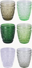 Sada sklenic na vodu Imperial Shades of Green, 6 dílů