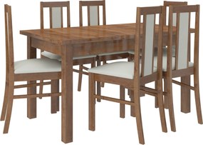 ADRK Furniture Sada stolu s židlemi RODOS 59 SE-ROD-59-L-B139