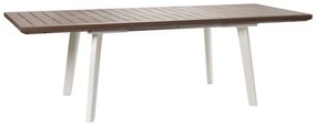 Keter Zahradní stůl Keter Harmony rozkládací bílý / cappuccino KT-610308