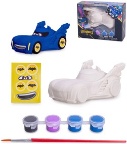 _Ostatní 1_ Auto Batwheels Bam keramický model kreativní set s barvami k pomalování 35646