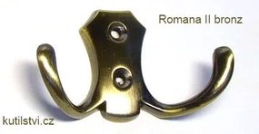 kovový věšák ROMANA II Varianta: věšák ROMANA II bronz