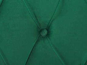 Postel zelená sametová 180x200 cm AVALLON Beliani