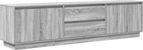 TV skříňka s LED světly šedá Sonoma 193,5x41x50 cm 3328440