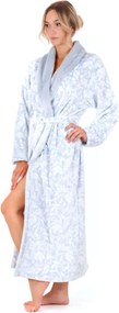 Flora ledově modrá - Dámský Župan s Límcem 25 56 5253 - S