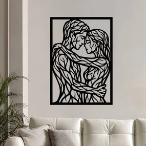dřevo života Dřevěný obraz MY Zvolte rozměr (cm): 28x40, Zvolte barvu dekoru: Černá