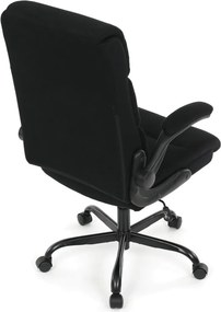 Kancelářské křeslo KA-K3104 BK, houpací mechanismus, černá látka (67 x 68) cm černá
