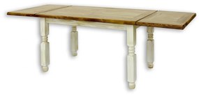 ARTEN Rustikální jídelní stůl POPRAD MES01A - borovice (bílý vosk) ROZMĚR: (š/h/v) 160 x 80 x 76 cm