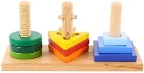 Bigjigs Toys Nasaď a otoč / od 2 let