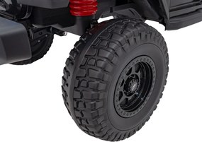 Ramiz Terénní auto OFF-ROAD 3.0 pro děti černé + dálkové ovládání + pomalý start + pásy + LED a zvuky