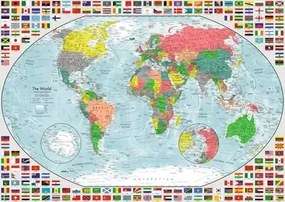 Ravensburger Mapa světa - 1000 dílků / od 14 let