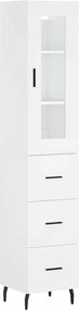 Skříň highboard bílá 34,5 x 34 x 180 cm kompozitní dřevo 3199249