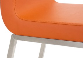 Sada 2 jídelních židlí Colmar – oranžová