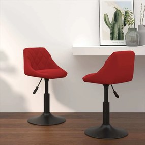 vidaXL Otočné jídelní židle 2 ks samet [335328] Barva: světle šedá