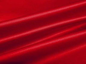 Biante Saténový čtvercový ubrus polyesterový Satén LUX-013 Červený 140x140 cm