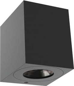 NOR 49711003 Venkovní nástěnné svítidlo Canto Kubi 2 2x6W LED černá čirá - NORDLUX