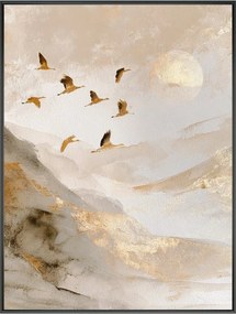 Tištěný obraz s rámem 60x80 cm Golden Peaks II – Styler