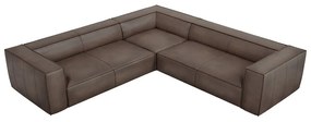 Hnědá kožená rohová pohovka (variabilní) Madame – Windsor &amp; Co Sofas