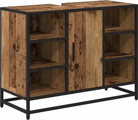 Sada koupelnového nábytku 3 ks Staré dřevo 80 x 33 x 60 cm 3402420