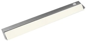 PANLUX VERSA LED PN11100009 výklopné nábytkové svítidlo s vypínačem pod kuchyňskou linku | 10W, stříbrná - teplá