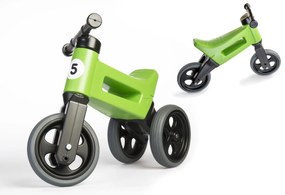 Odrážedlo FUNNY WHEELS Rider Sport zelené 2v1, výška sedla 28/30cm nosnost 25kg 18m+ v sáčku