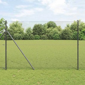 Zemní upevnění svařované drátěné ploty 10 x 1,5 m Šedá Síťovina 3351822