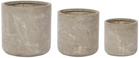 BIZZOTTO set 3 venkovních květináčů SAND světlá 0790564