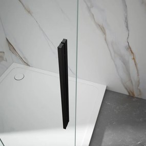 Gelco Spirit Black sprchový kout obdélníkový 100 x x 90 x 200 cm L/P varianta posuvné černá čiré sklo GI1010BGI3590B
