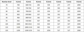 Mexen Otvor sprchových dveří MIST (d+d) 80x200 cm 6 mm černý, rám, 8A7-080-000-70-70