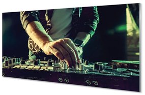 Obraz na skle Konzole DJ Headphones 100x50 cm