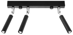 Sollux Lighting Stropní svítidlo EYETECH 3 Černá