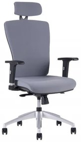 Office Pro Kancelářská židle HALIA SP s opěrkou hlavy Čalounění OFFICE PRO  Modrá