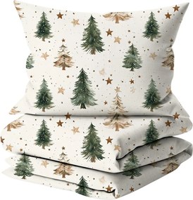 Bavlněné povlečení CHRISTMAS FOREST barevné Rozměr povlečení: 70 x 90 cm | 140 x 200 cm